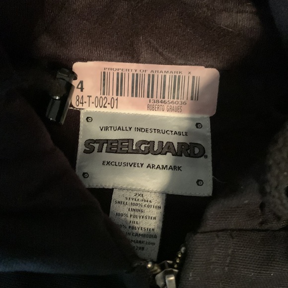 steelgard | Jackets & Coats | Steelgaurd Virtually Indestructible Work ...